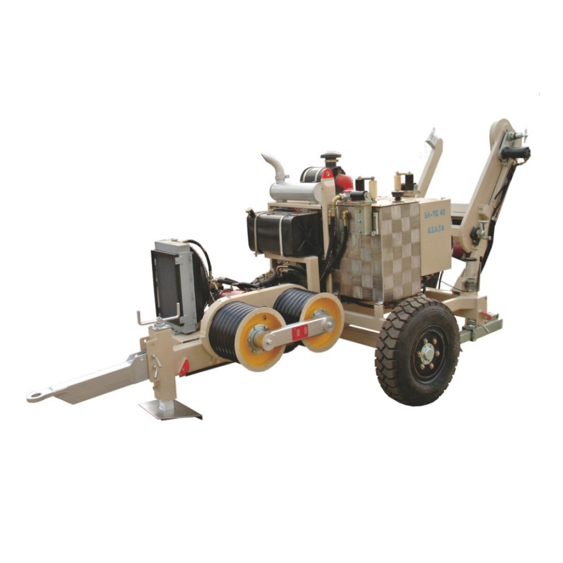 Steel Wire Rope Hydraulic Traction Machine-Hydraulic Traction Equipment ...