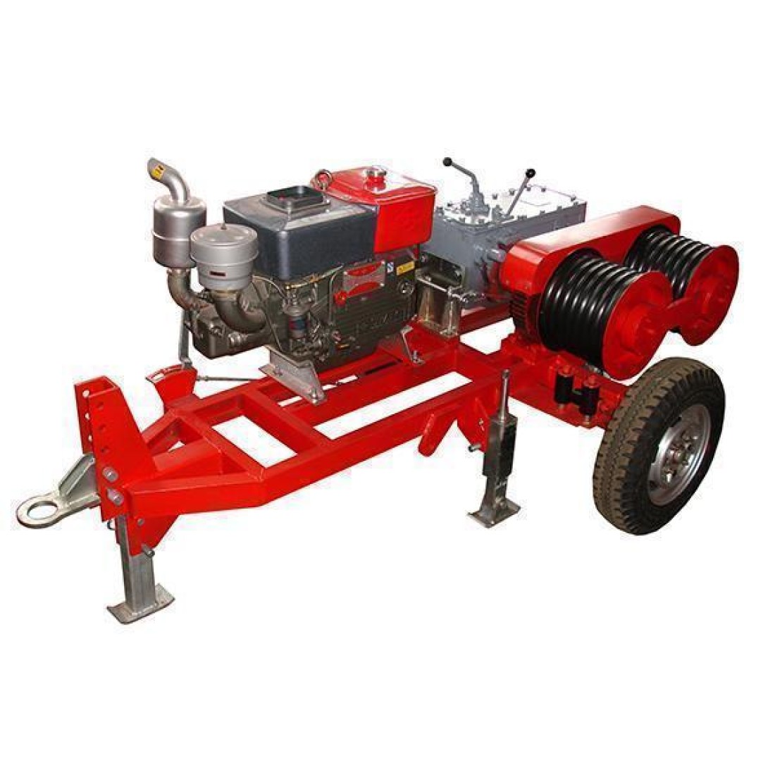 Three Tons Five Tons Dual-Bull Wheel Winch JJCS-30-Three to Five Tons ...