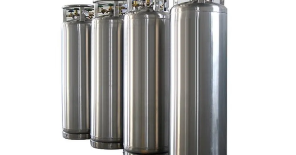 175l 14bar Cryogenic Liquid Nitrogen Gas Dewar Bottle & Universal ...